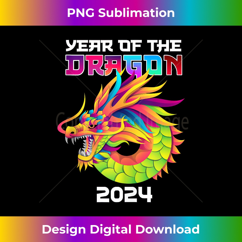 Colorful Dragon Year 2024 Chinese New Year of the Dragon - U | Inspire ...