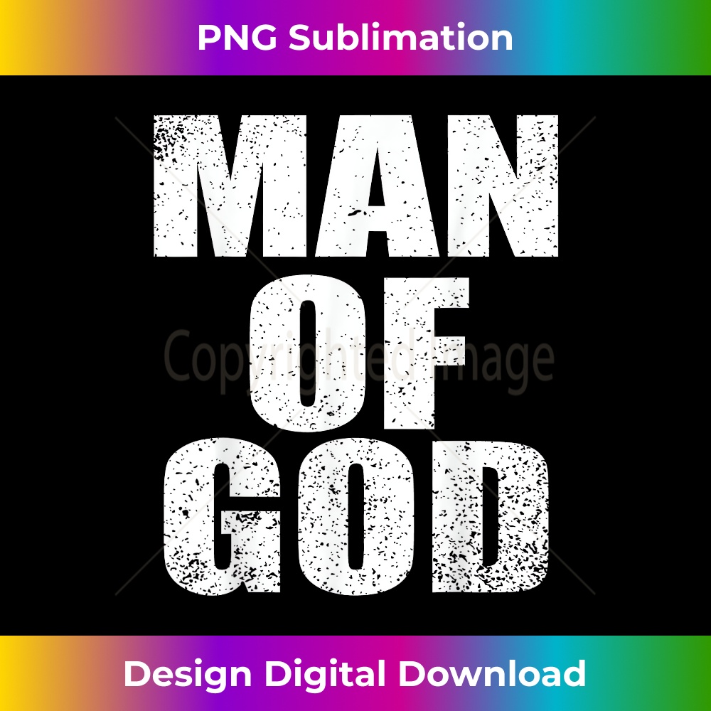 Man Of God White Letters - Chic Sublimation Digital Download | Inspire ...