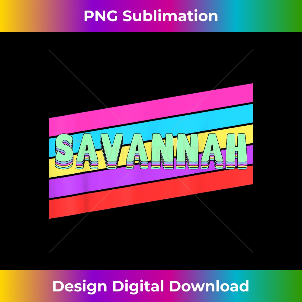 Savannah Georgia Vintage Retro Throwback - Vibrant Sublimati | Inspire ...