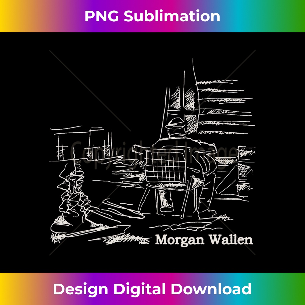 Official Morgan Wallen Illustrated - Vibrant Sublimation Dig | Inspire ...