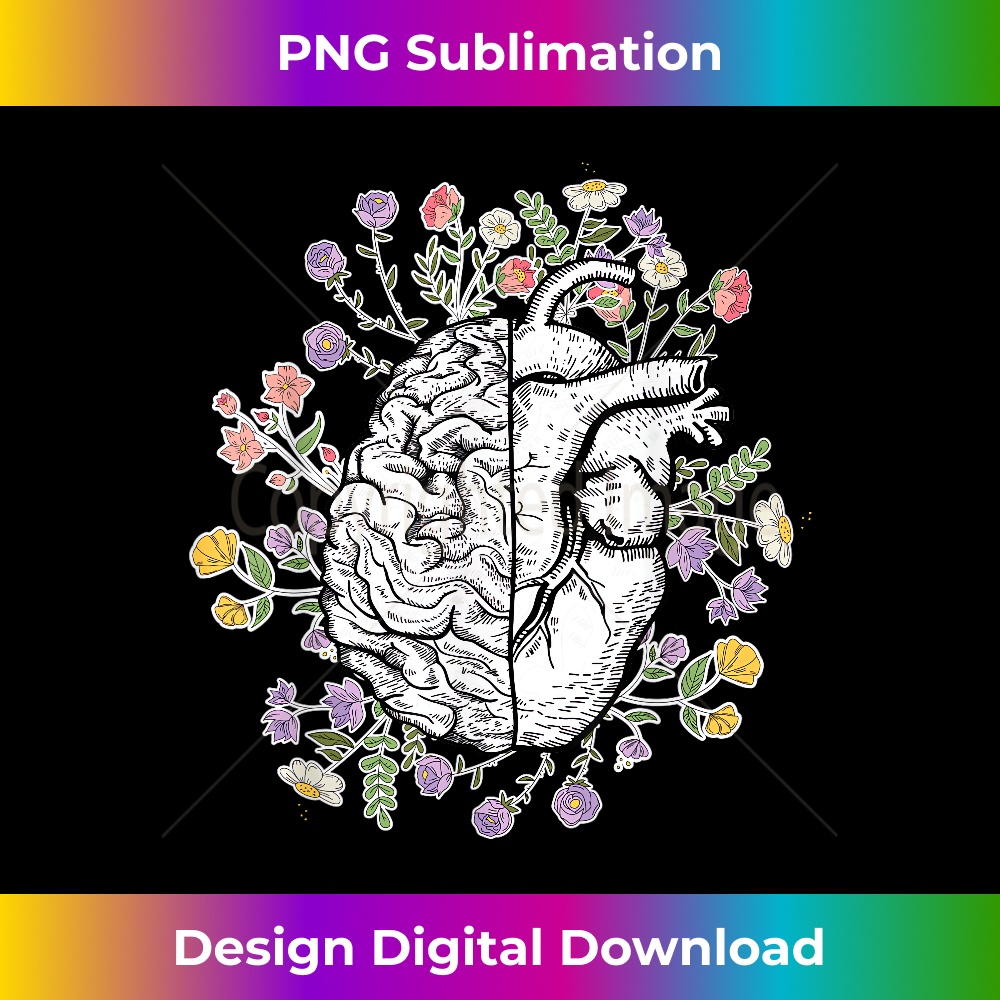 Head and Heart Brain Anatomy - Bohemian Sublimation Digital | Inspire ...