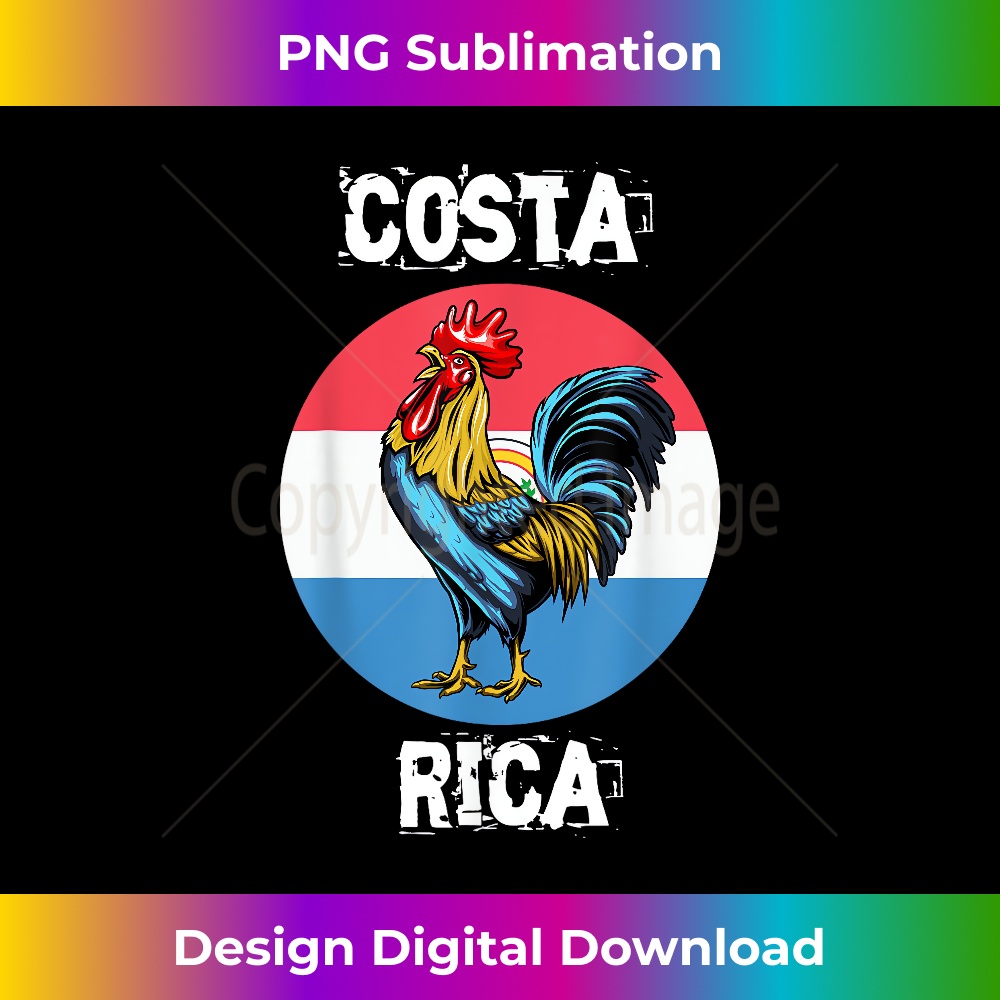 Costa rica Flag Cockfighting Rooster Gallero - Luxe Sublimat | Inspire ...