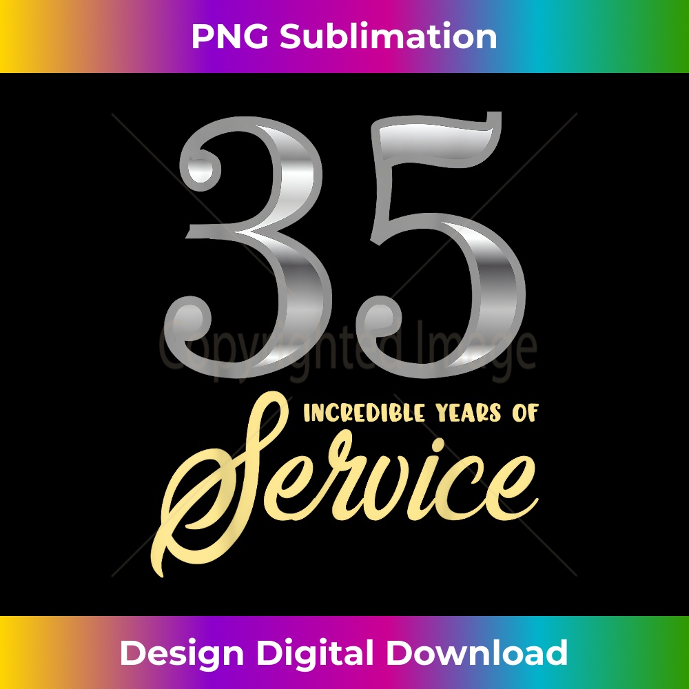 35 Years of Service 35th Employee Anniversary Appreciation - | Inspire ...