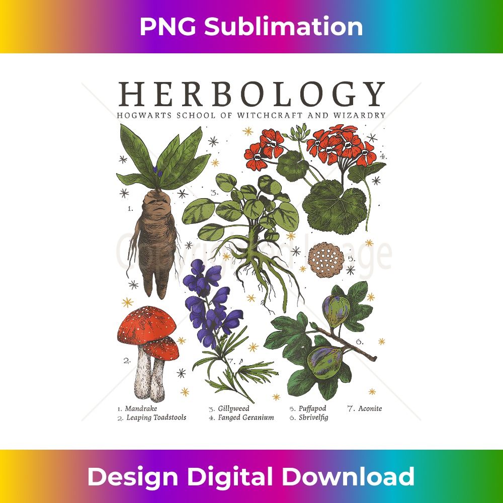 Harry Potter Herbology Plants - Eco-Friendly Sublimation PNG | Inspire ...