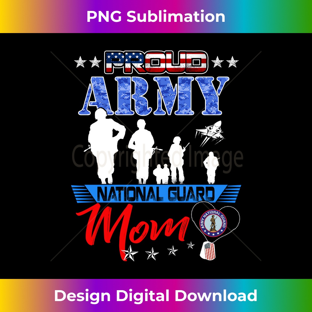 National Guard Mom Proud Army National Guard US Flag - Vibra | Inspire ...