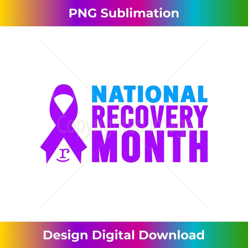 National Recovery Month - Purple Ribbon - Deluxe PNG Sublima | Inspire ...