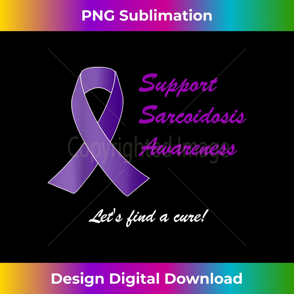 Sarcoidosis Awareness Purple Ribbon Sarcoidosis Warrior - Be | Inspire ...