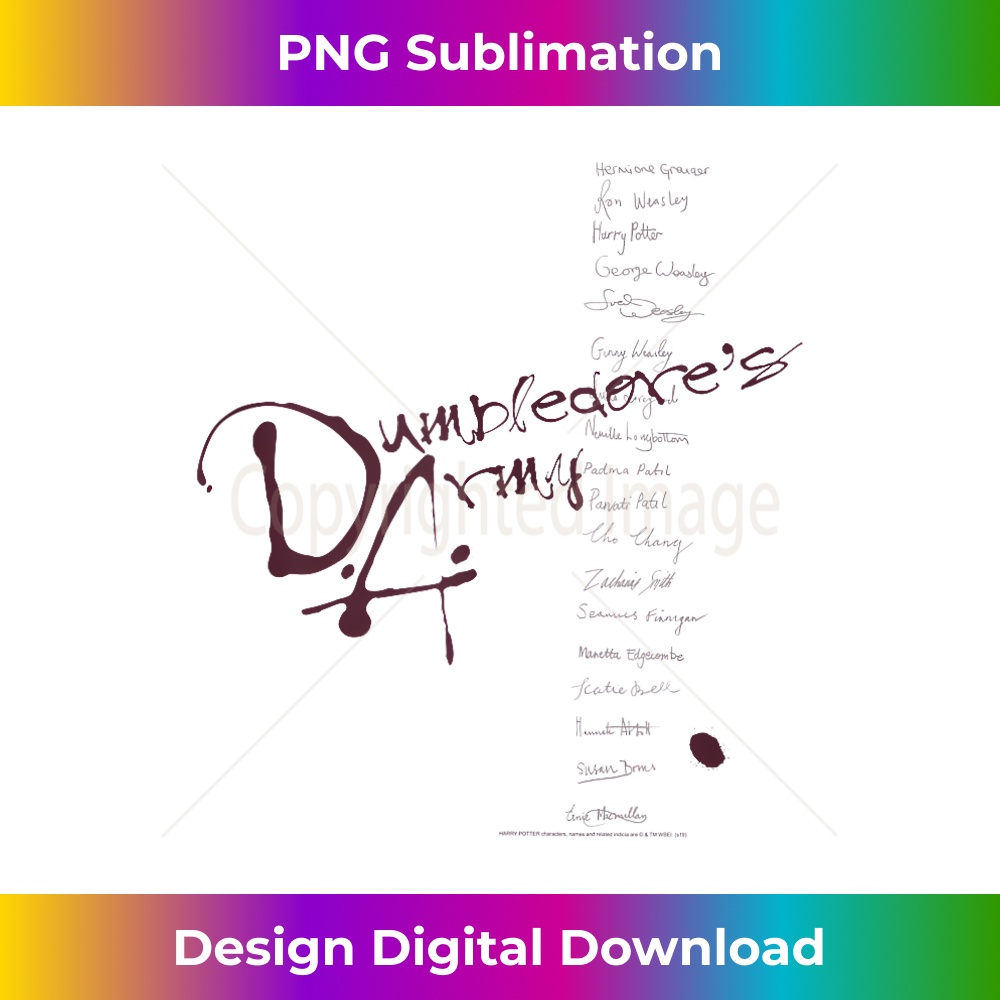 Harry Potter Dumbledore's Army - Deluxe PNG Sublimation Down | Inspire ...