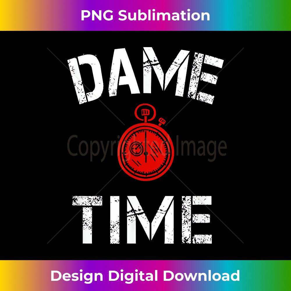 Dame Time Basketball Fans - Minimalist Sublimation Digital F | Inspire ...