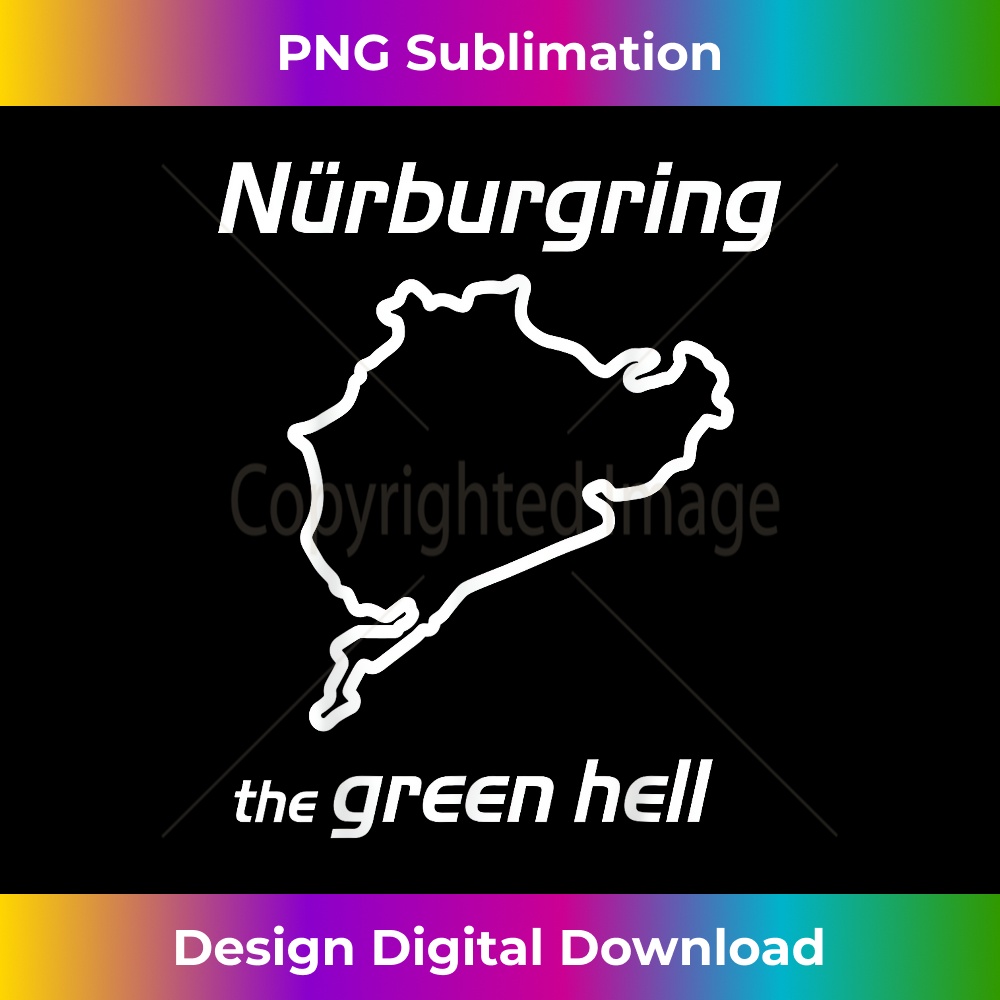 Nurburgring The Green Hell Track Outline t- car racing - Urb | Inspire ...