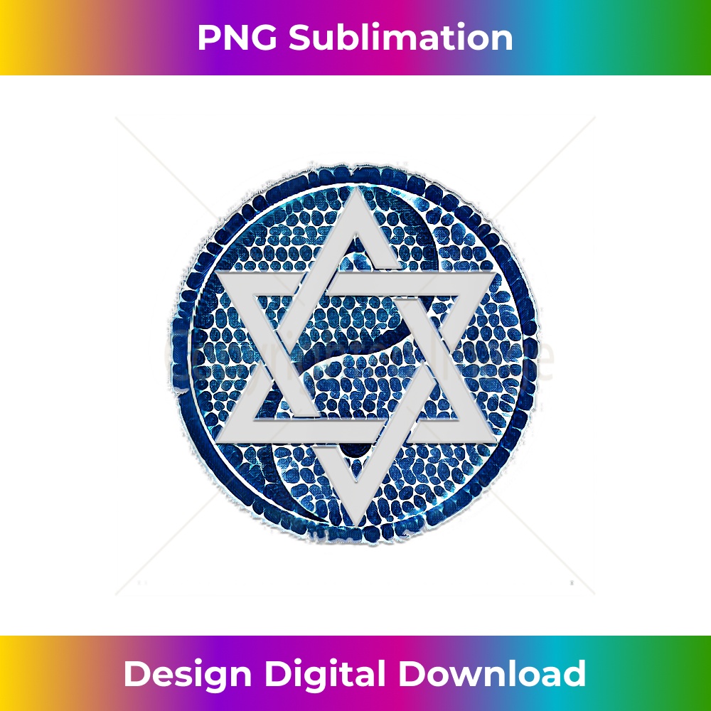 Star of David with Yin Yang T - Timeless PNG Sublimation Dow - Inspire ...