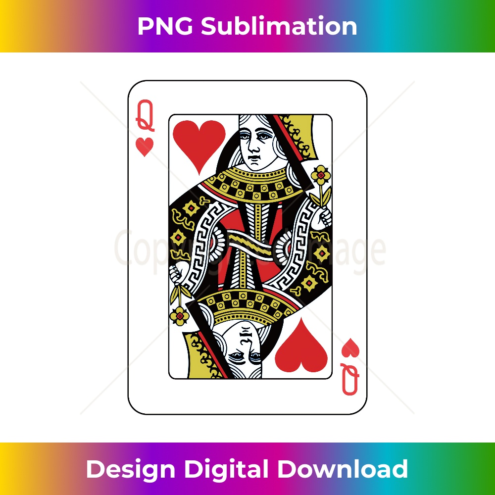 Queen of the Hearts Playing Card Poker - Urban Sublimation P | Inspire ...