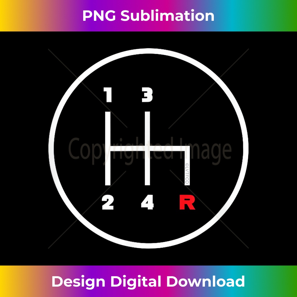 Car Manual Gear Shifter Knob Pattern Icon (4 Speed) - Crafte | Inspire ...