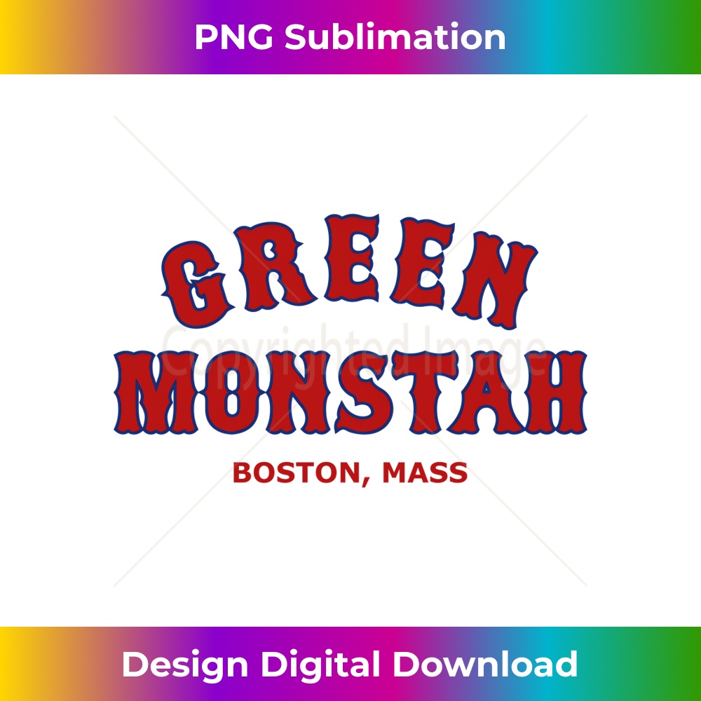 Green Monstah Funny Boston Mass New England Sports - Minimal | Inspire ...