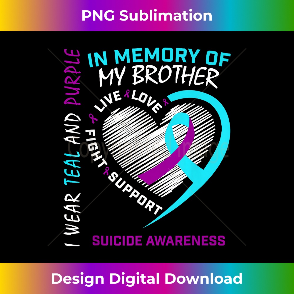 Heart In Memory Of My Brother Suicide Awareness Prevention - - Inspire ...