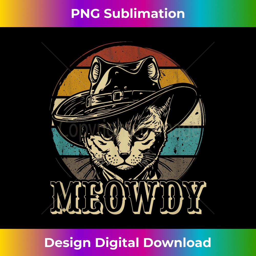 Meowdy Texas Cat Meme Country Music - Edgy Sublimation Digit | Inspire ...