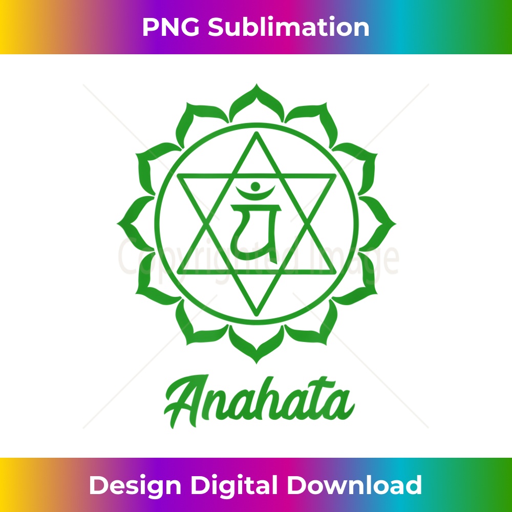Heart Chakra Symbol Green Anahata Yogi Yoga - Bespoke Sublim | Inspire ...