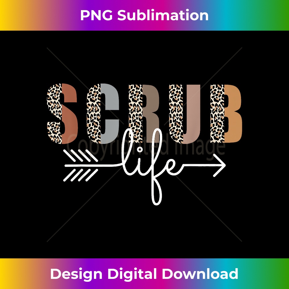 Nurse Leopard Scrub Life Nursing s Nurse Week - Timeless PNG | Inspire ...