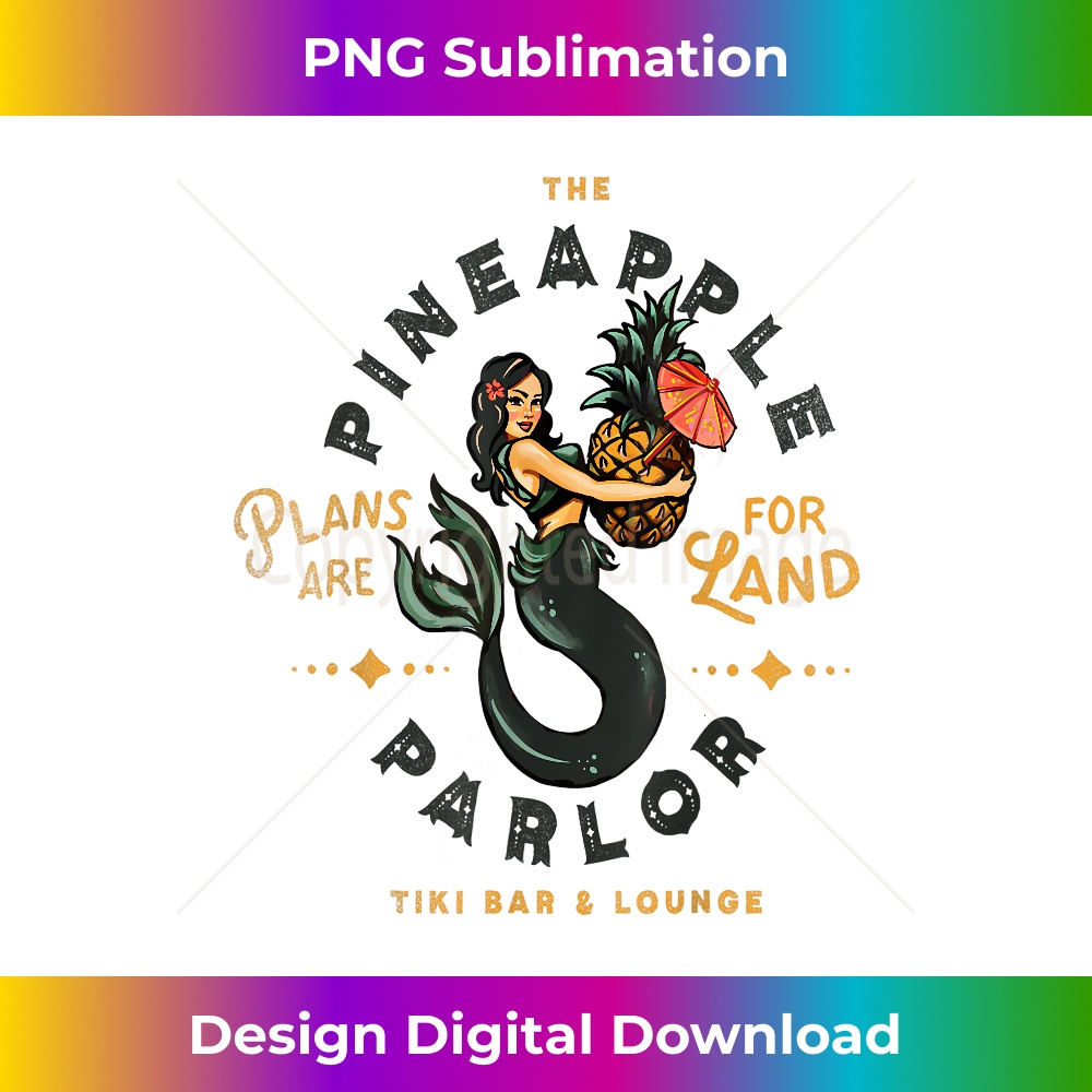 The Pineapple Parlor Tiki Bar & Lounge Vintage Pinup Mermaid | Inspire ...