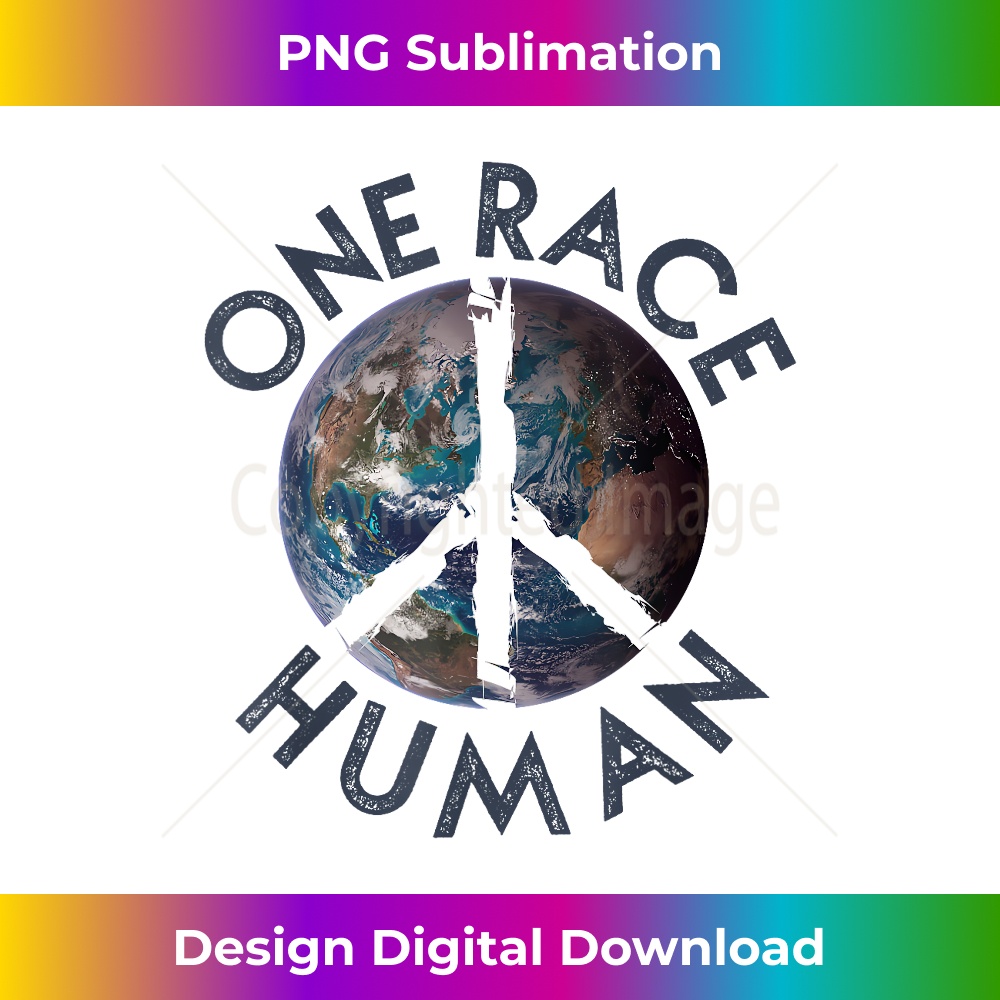 One Race Human - Peace - Bespoke Sublimation Digital File - | Inspire ...