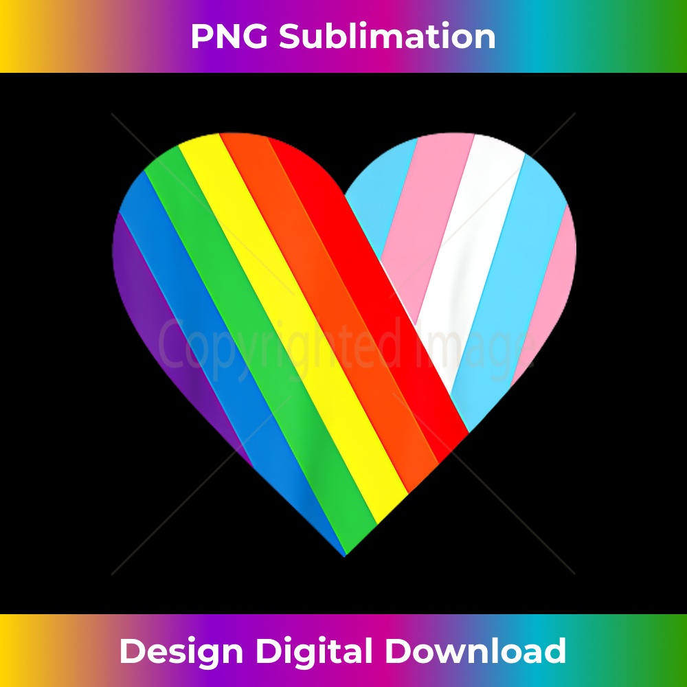 Heart with transgender flag for trans pride month - Bespoke | Inspire ...