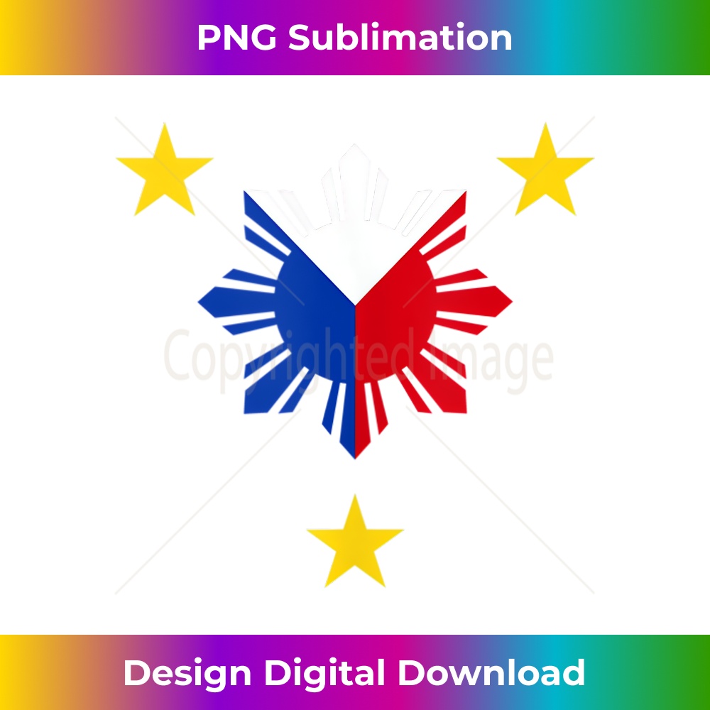 Philippine Flag - Philippines Sun and Star - Edgy Sublimatio - Inspire ...