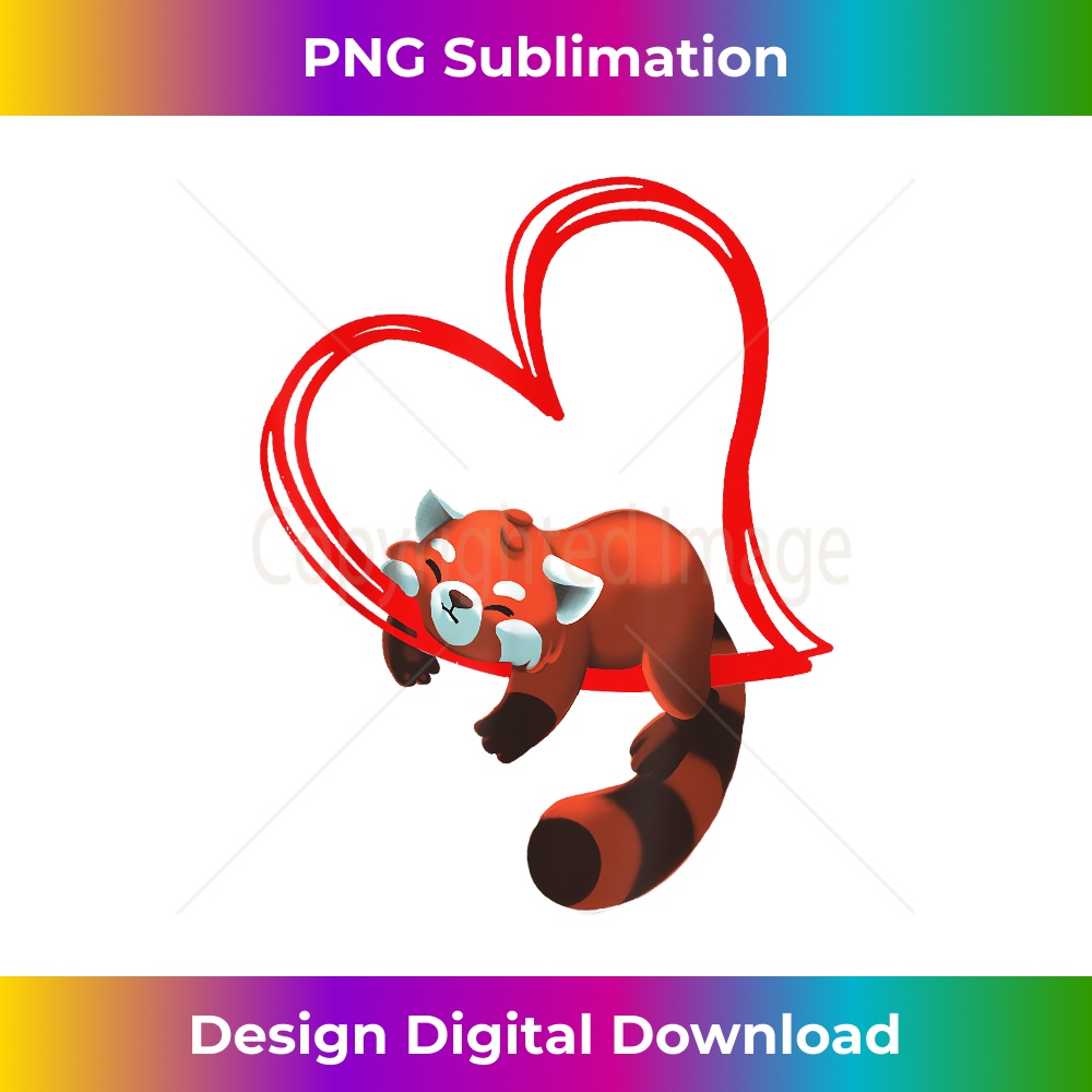 Red Panda Valentine Red Pandas Lover - Sophisticated PNG Su | Inspire ...