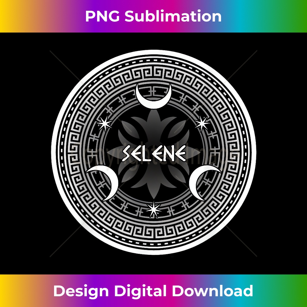 Selene Goddess Moon Crescent Ancient Greek Meander - Sublima | Inspire ...