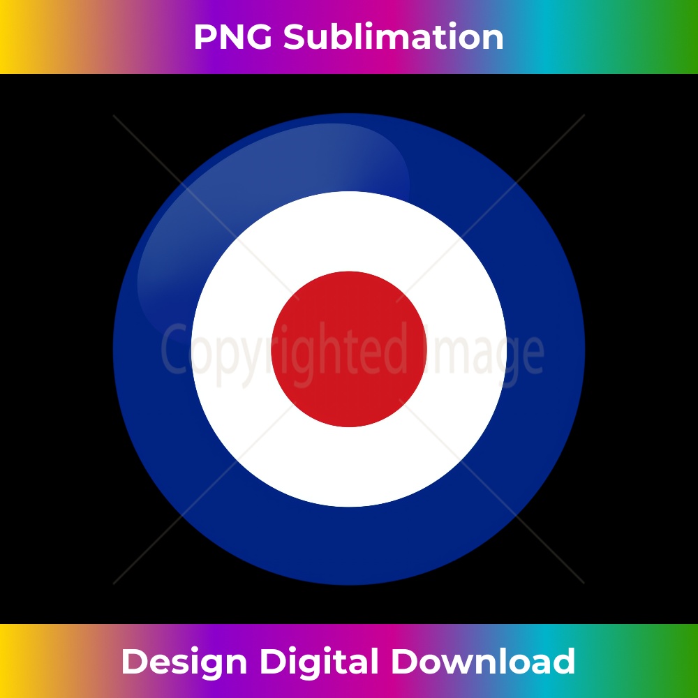 Vintage British RAF Mod Bullseye Retro Symbol Roundel Target | Inspire ...