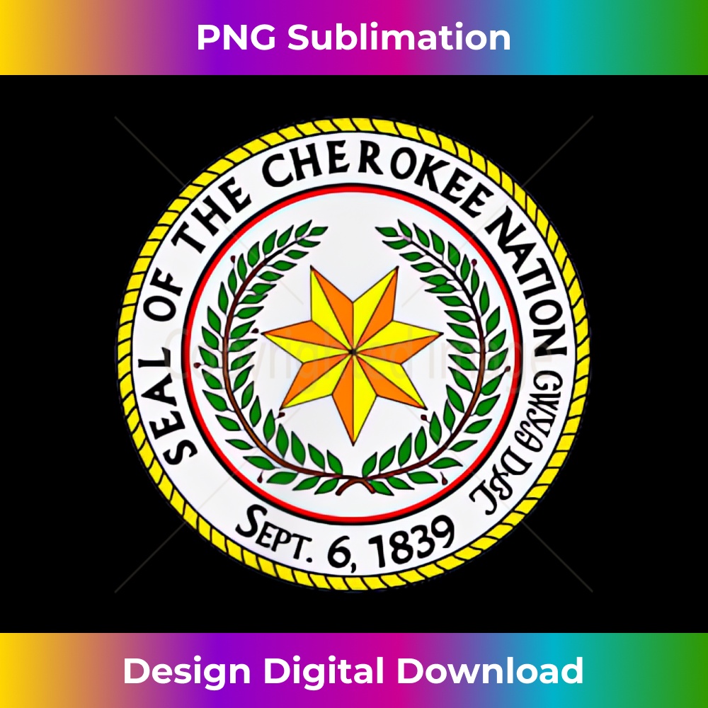 Double Sided Seal of the Cherokee Nation Native American - E | Inspire ...