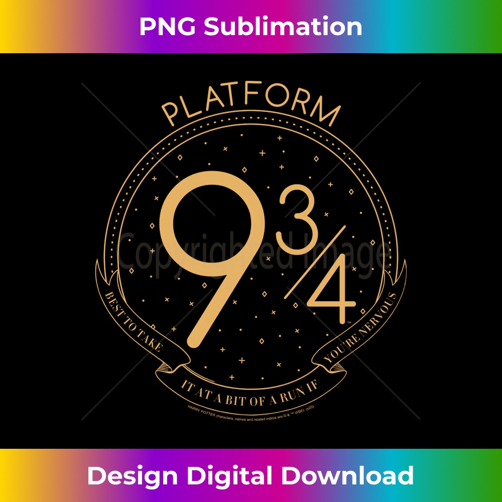 Harry Potter Platform 9 & 34 Train Station Line Art Logo - B | Inspire ...