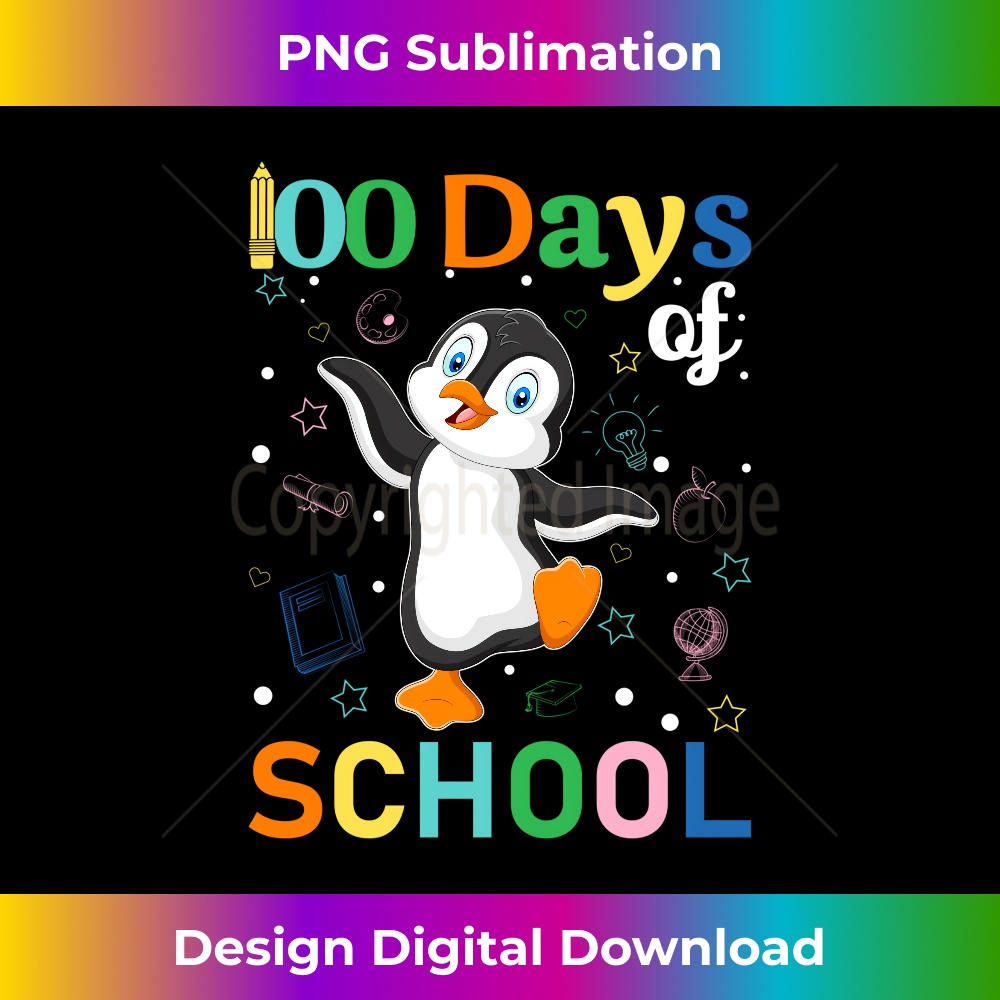 Cute Penguin Lovers Teacher Student 100th Day of School - In | Inspire ...