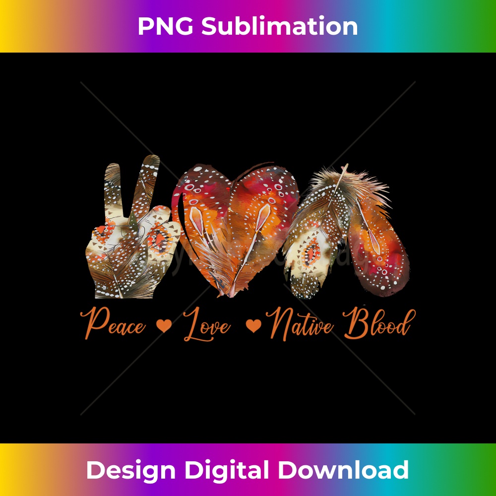 Peace, Love, Native Blood native american Native Blood Heart | Inspire ...
