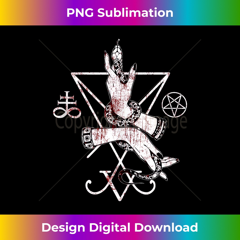 Satanic Sigil Of Lucifer With Pentagram And Leviathan Cross | Inspire ...