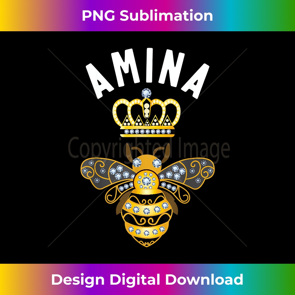 Amina Name Amina Birthday s Queen Crown Bee Amina - Eco-Frie | Inspire ...