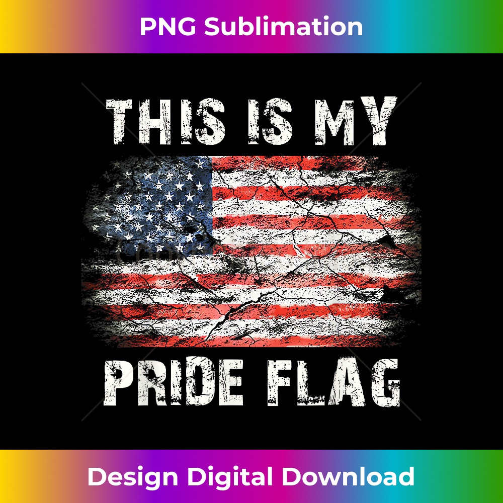 This Is My Pride Flag, Vintage USA - Sophisticated PNG Subli | Inspire ...