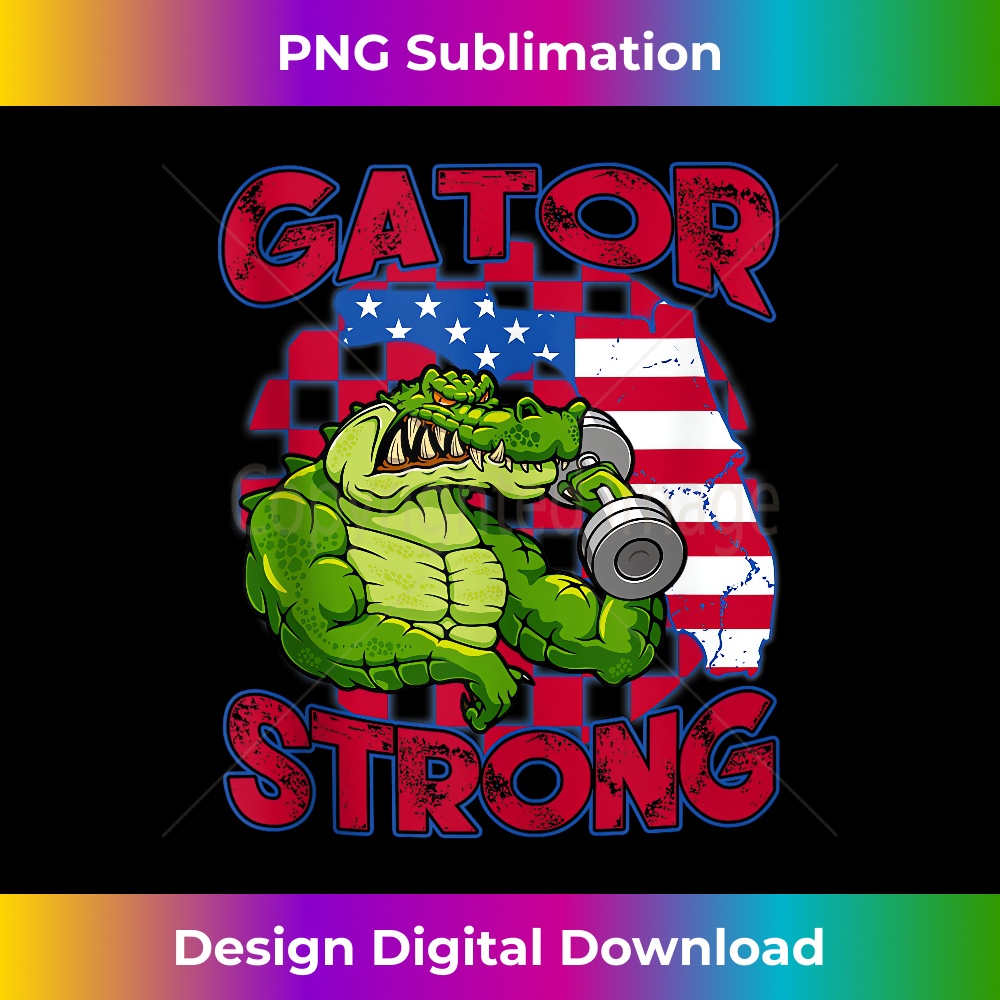 Gator Strong Florida State Gator American Flag Florida Map - | Inspire ...