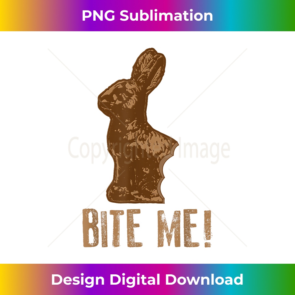 Bite Me Funny Chocolate Easter Bunny No Butt Rabbit Tail - B | Inspire ...