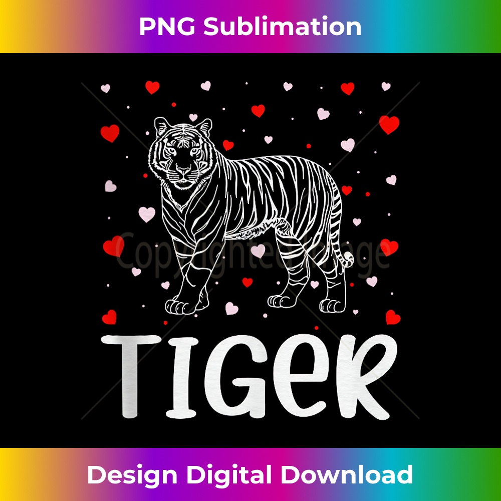 Red Heart Cupid Love Graphic Tiger Lover Valentine Day - Fut | Inspire ...