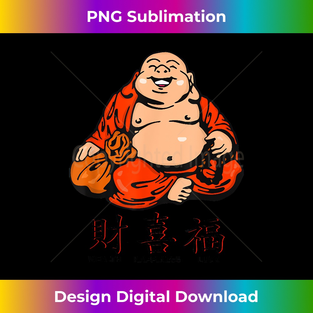The Laughing Fat Buddha Wealth Happiness Luck Graphic T - Fu | Inspire ...