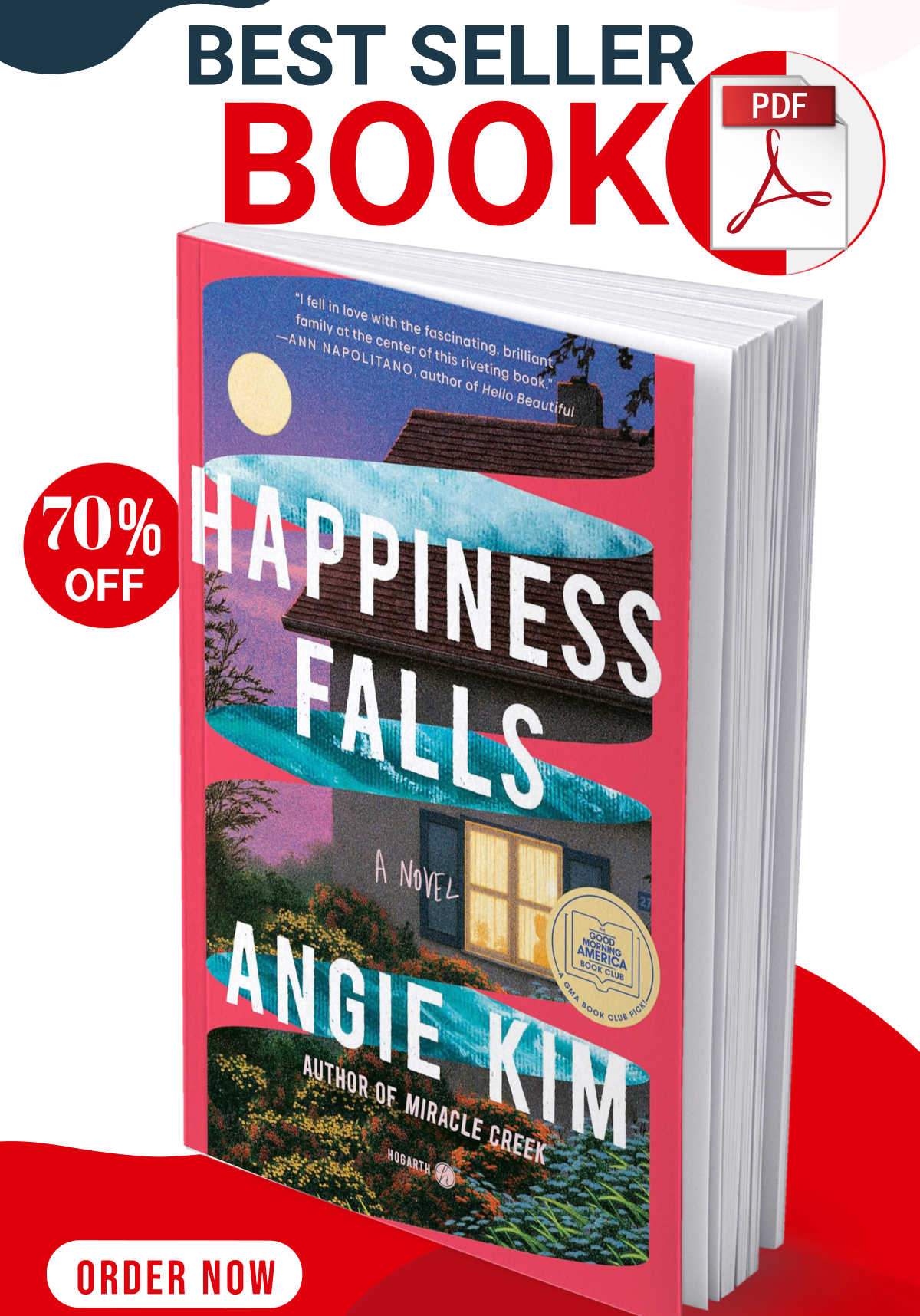 Happiness Falls by Angie Kim | Inspire Uplift