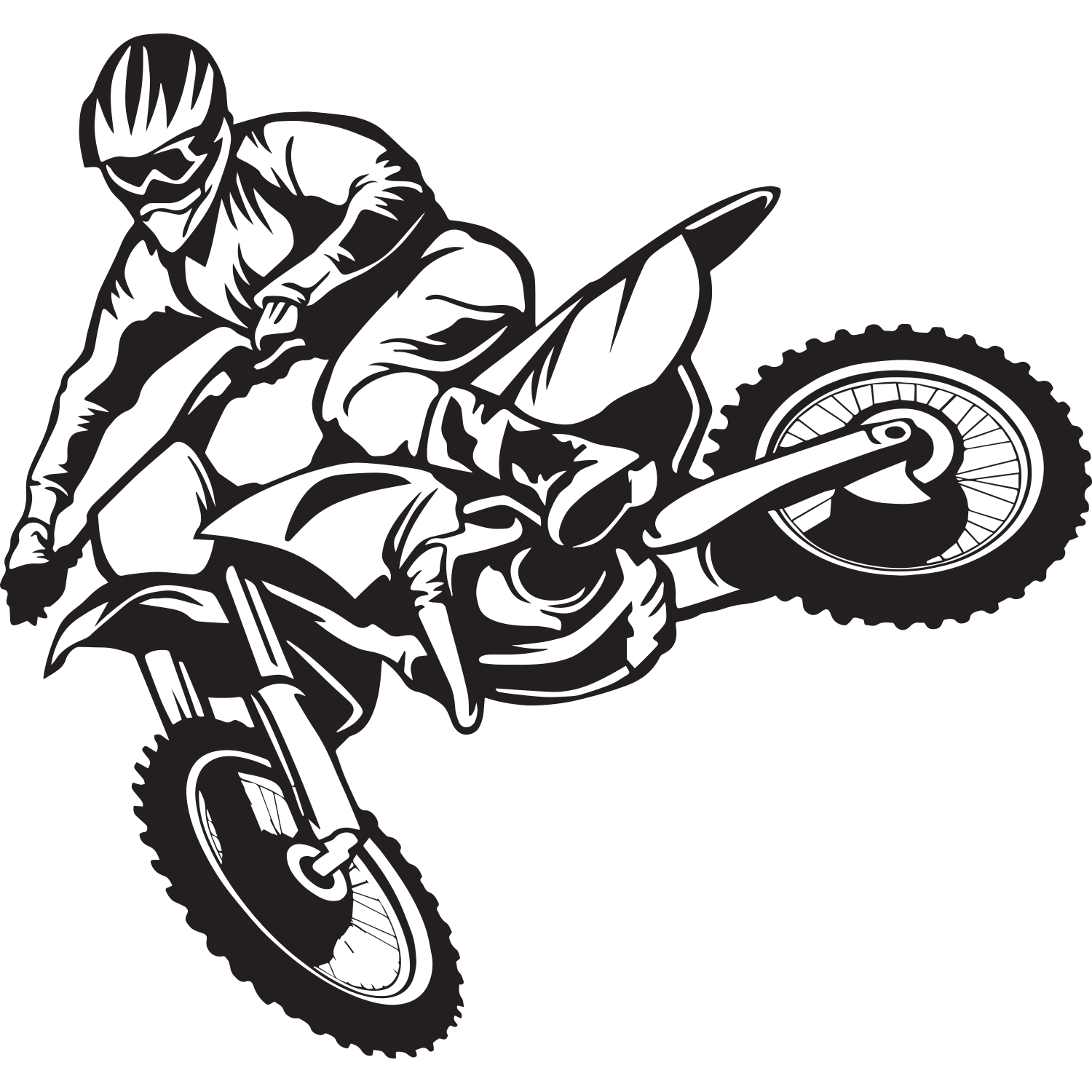 Jumping Motocross SVG Motorcycle SVG Dirt Bike SVG Mud Life | Inspire ...