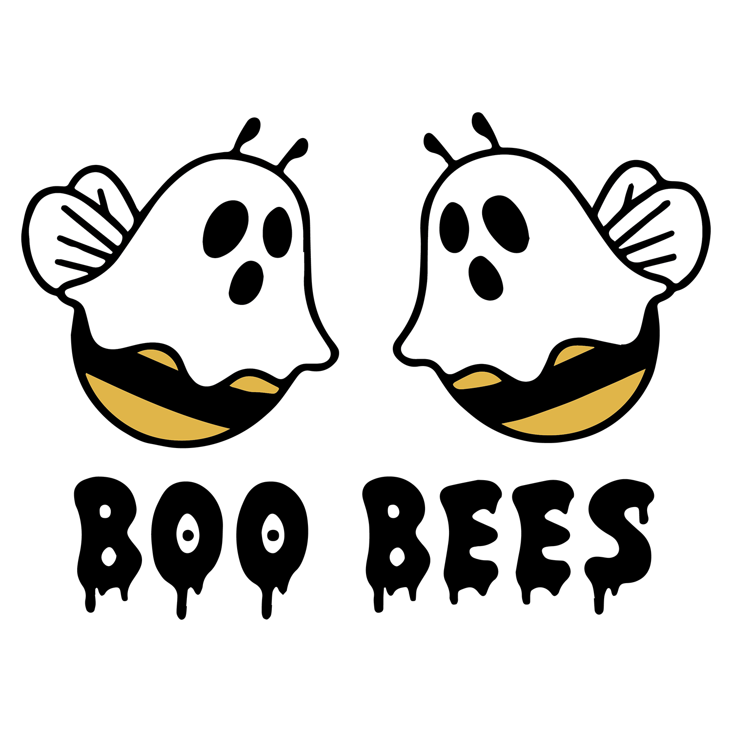 Boo Bees Ghost Halloween SVG Boo Bees SVG Ghost Bees SVG Hal | Inspire Uplift