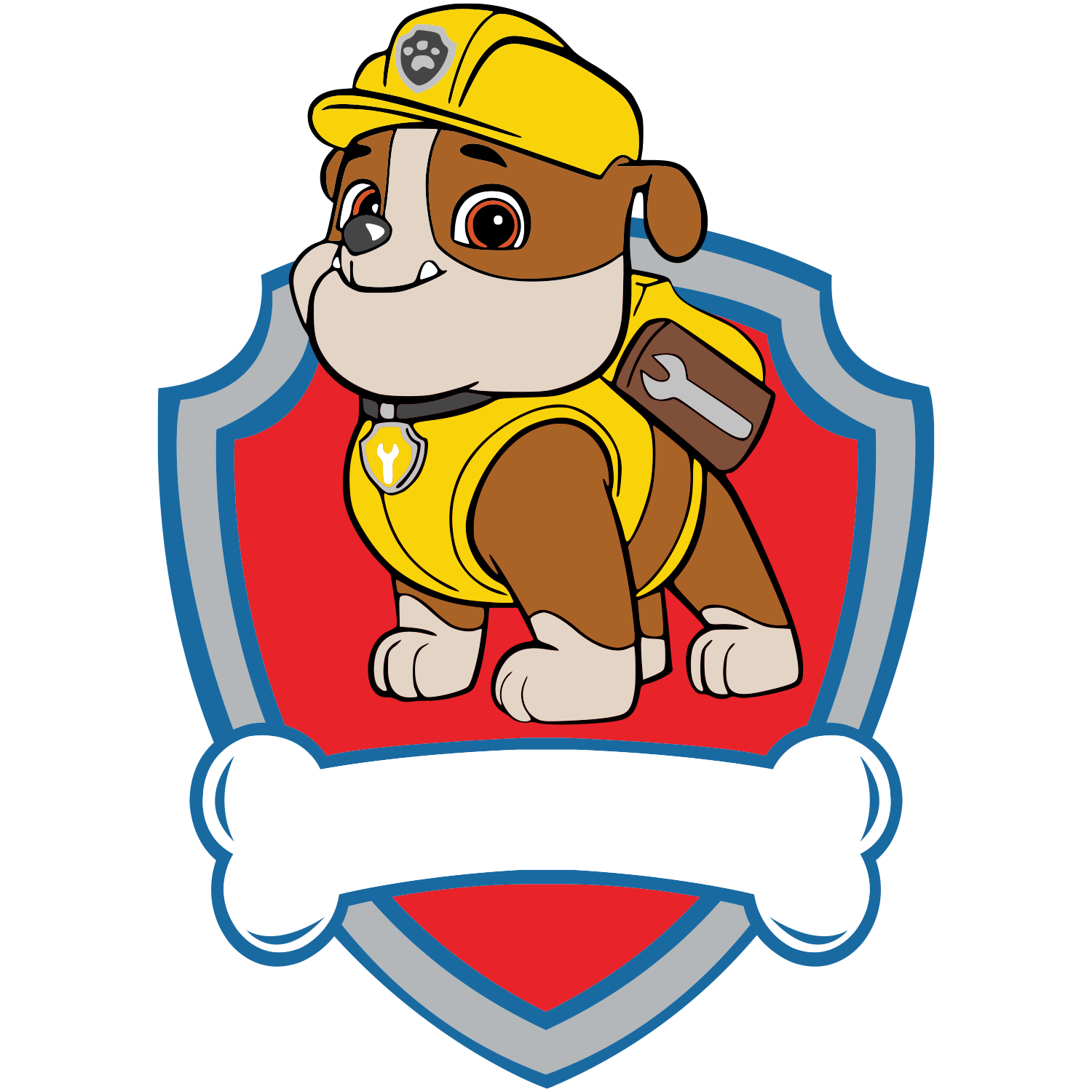 Rubble Shield Paw Patrol Svg Paw Patrol Clipart Cartoon Paw | Inspire ...
