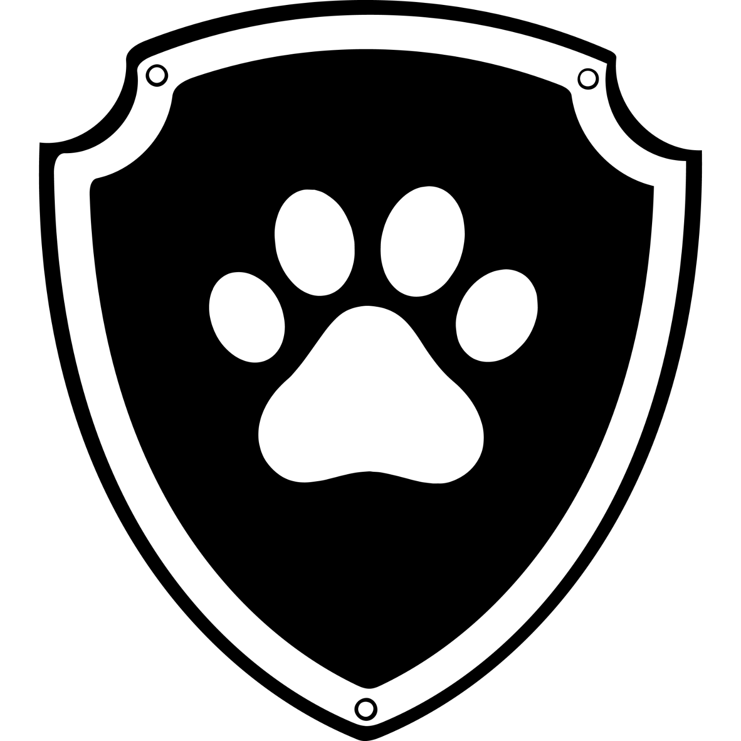 Shield Paw Patrol Svg Paw Patrol Clipart Cartoon Paw Svg Dog | Inspire ...