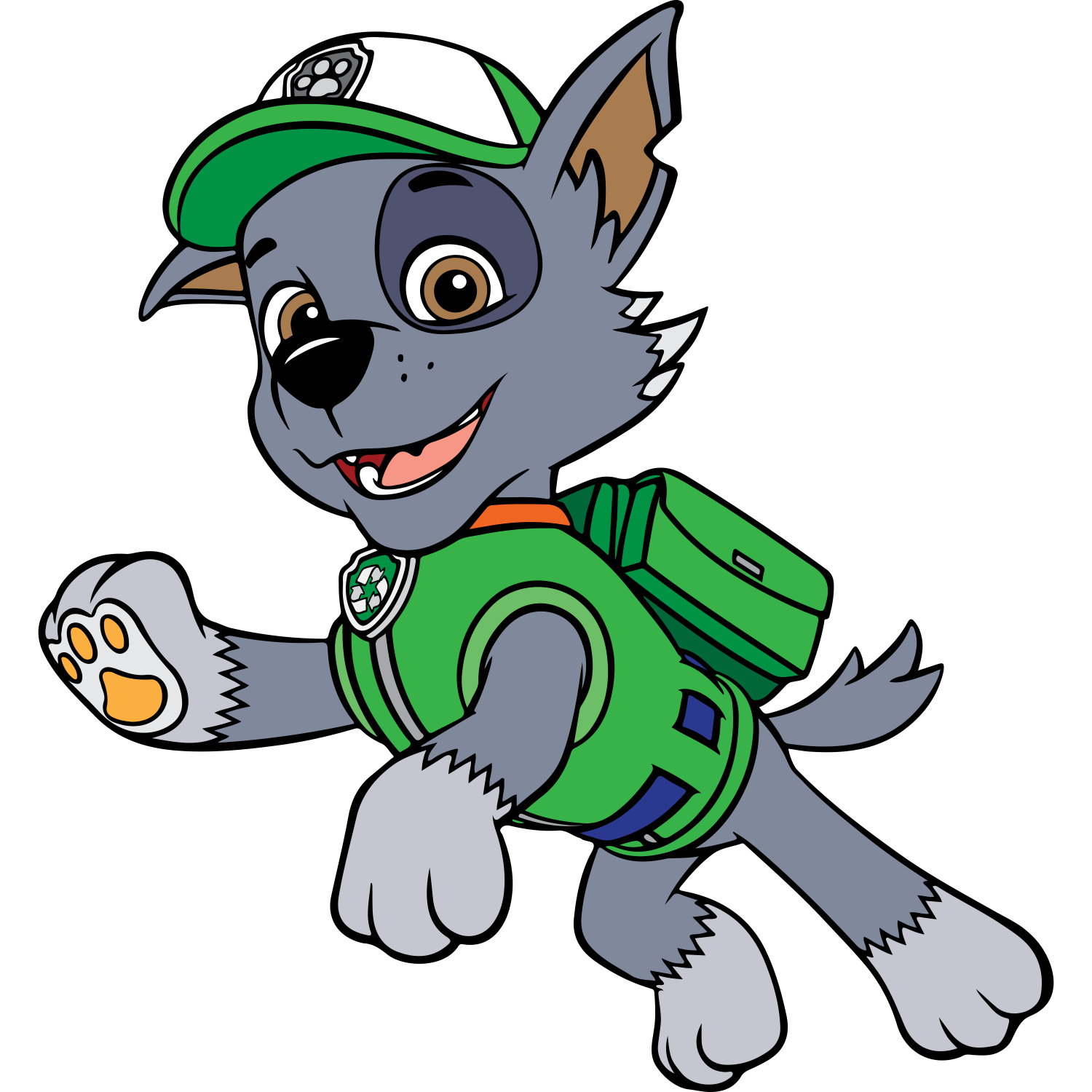 Rocky Paw Patrol Svg Paw Patrol Clipart Cartoon Paw Svg Dog | Inspire ...