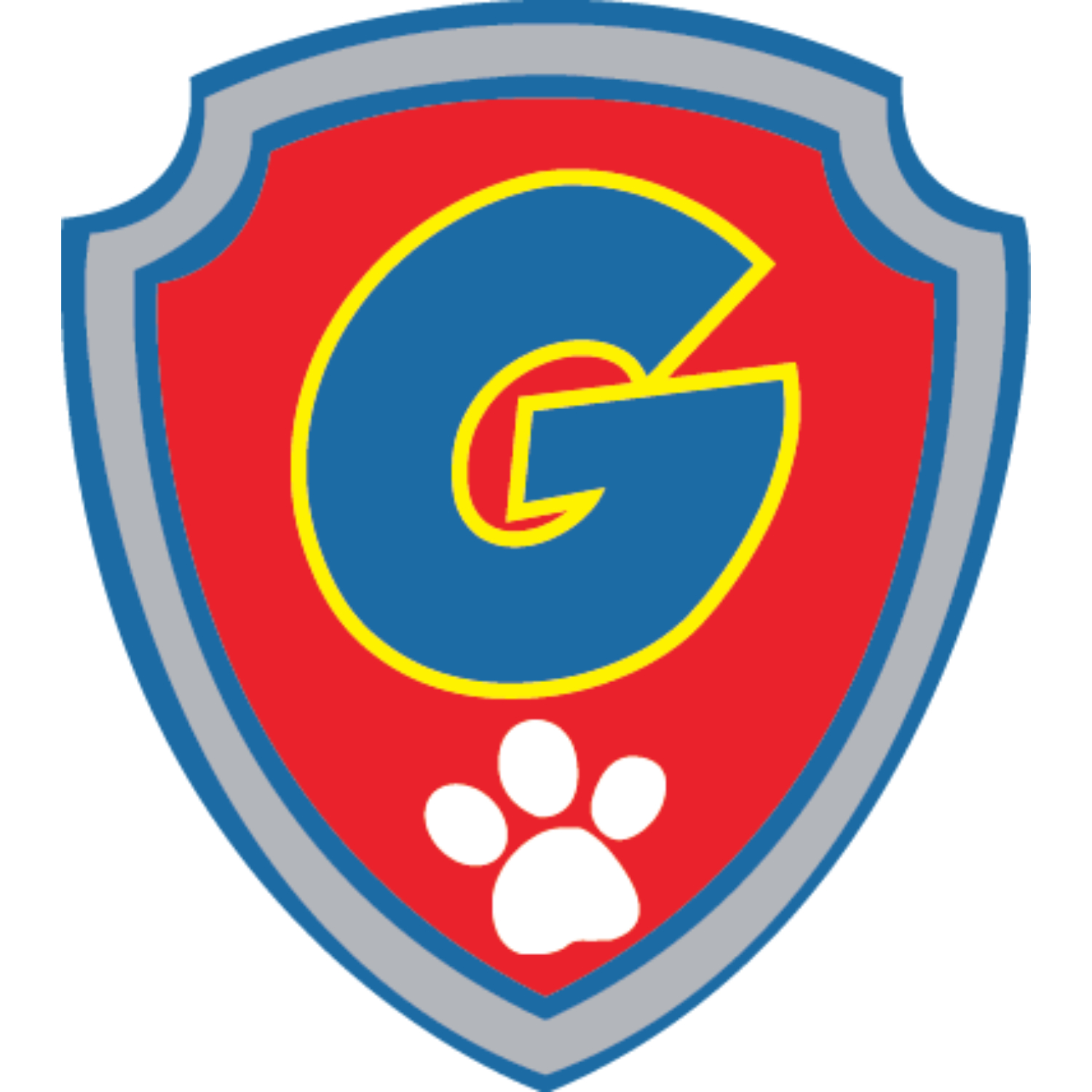 Paw Patrol Shield Alphabet G Paw Patrol Svg Paw Patrol Clipa | Inspire ...