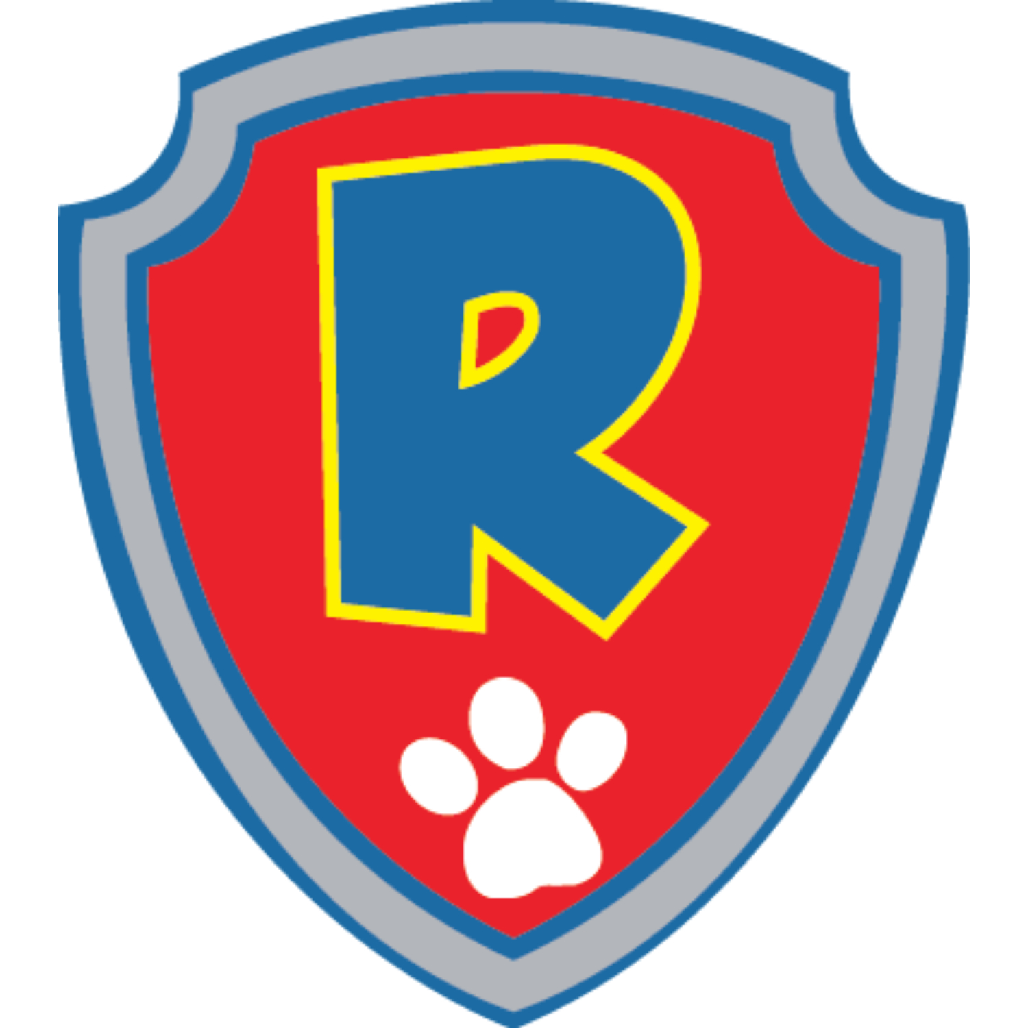 Paw Patrol Shield Alphabet R Paw Patrol Svg Paw Patrol Clipa | Inspire ...