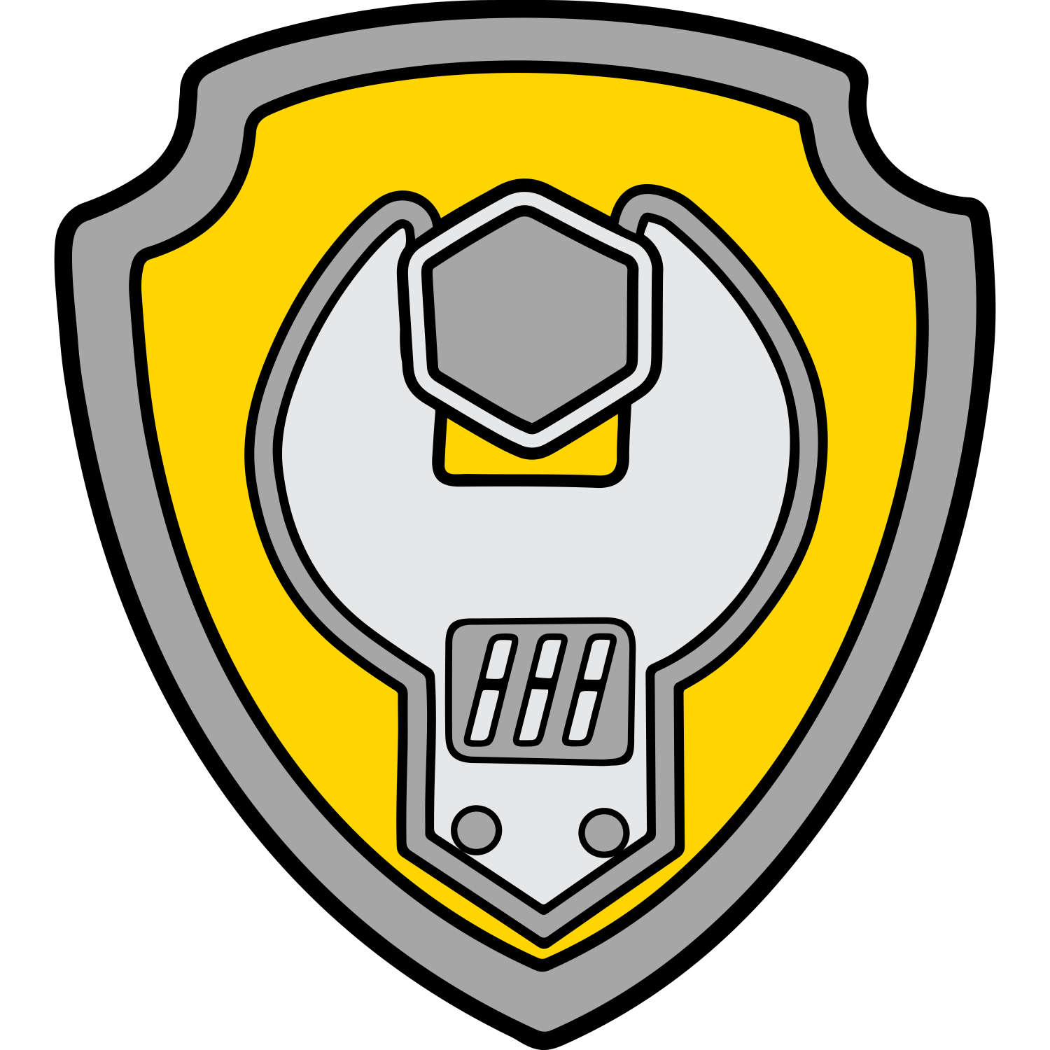 Rubble Badge Paw Patrol Svg Paw Patrol Clipart Cartoon Paw S | Inspire ...