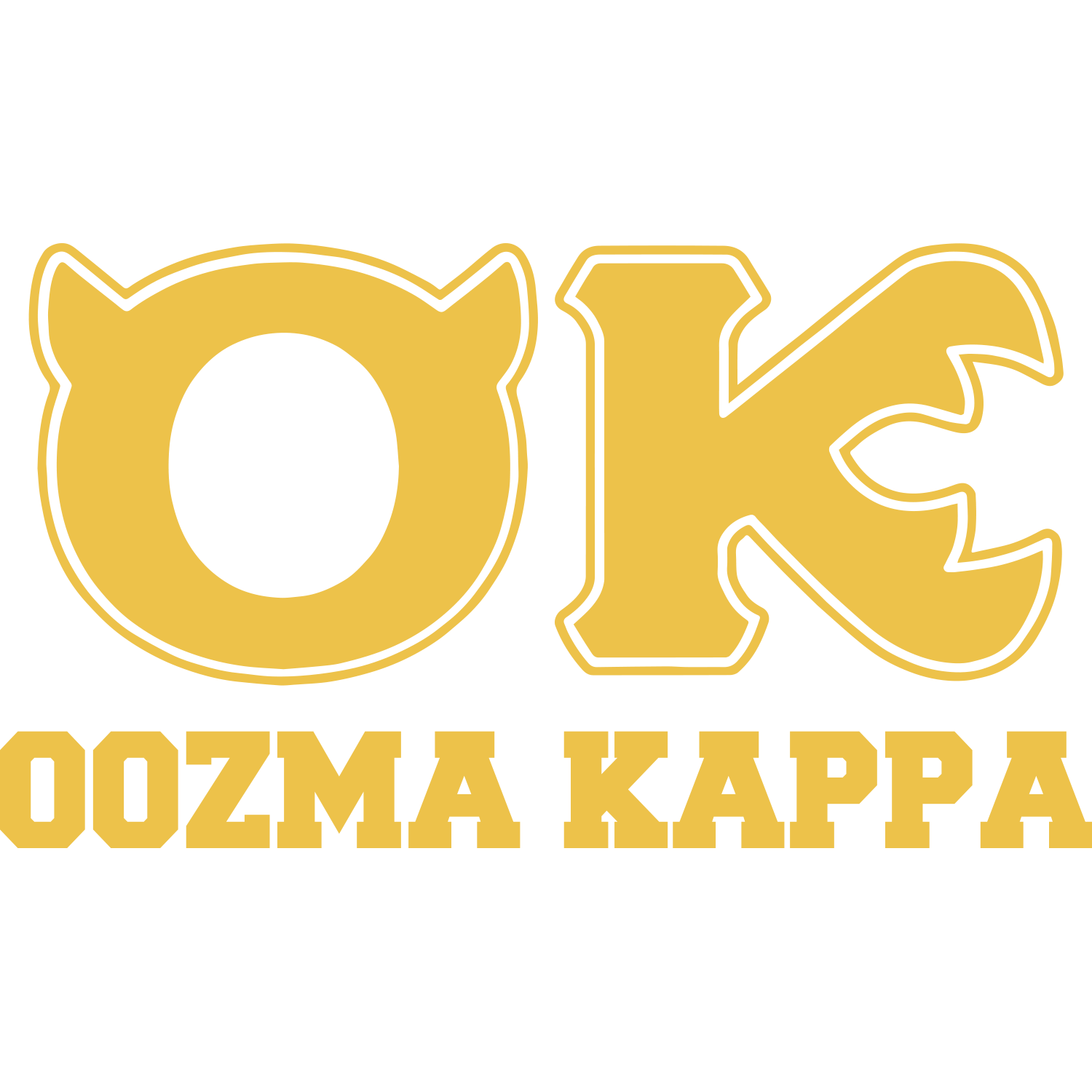 Monsters University Ok Oozma Kappa Svg Instant Download Cost - Inspire Uplift